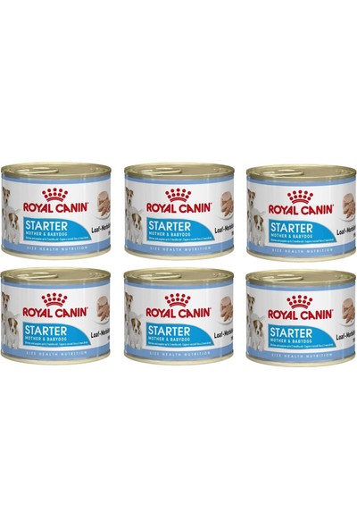 Royal Canin Starter Mother& Babydog Köpek Konser. 195 gr (6 Adet) Royal Canin Starter Mother& Babydog Köpek Konser. 195 gr (6 Adet)