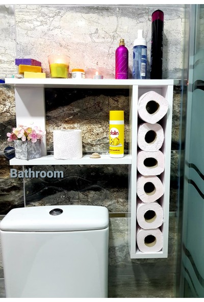 Klozet Üstü Düzenleyici Raf (Sağ)