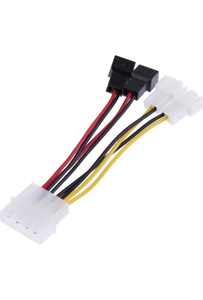 Alfais 4475 Fan Çoklayıcı Kablosu Splitter 4 Pin Switch 3 Pin 3 Port Alfais 4475 Fan Çoklayıcı Kablosu Splitter 4 Pin Switch 3 Pin 3 Port