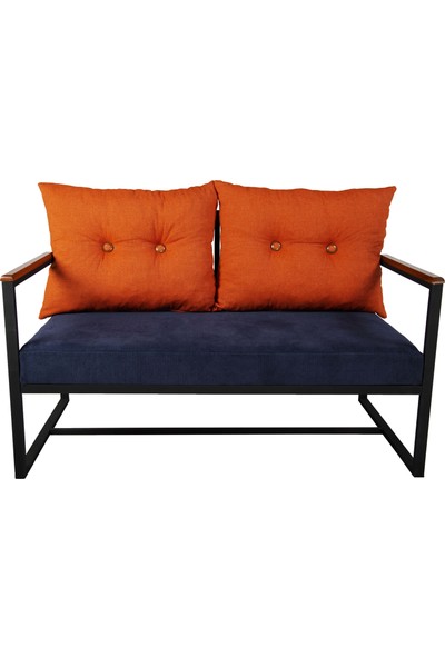 Masal 2'li Metal Bahçe Koltuğu