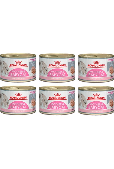 Royal Canin Mother&babycat Kedi Konservesi 195 gr (6 Adet) Royal Canin Mother&babycat Kedi Konservesi 195 gr (6 Adet)