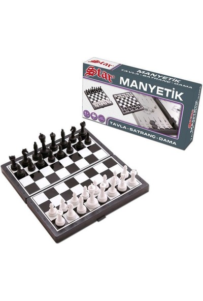 Star Manyetik Tavla-Santraç-Dama 6+Yaş