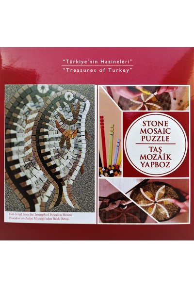 Syt Mozaik Mozaik Hobi Puzzle Seti Büyük Balık