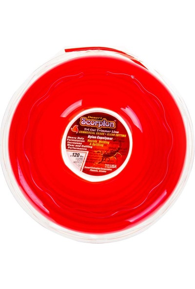 Scorpıon Misina 3.3mm 41M Kırmızı 3 Köşe Scorpıon Misina 3.3mm 41M Kırmızı 3 Köşe
