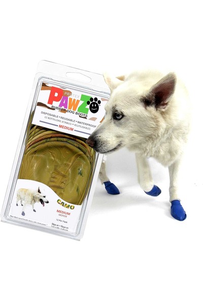 Pawz Köpek Galoşu Camo Medıum