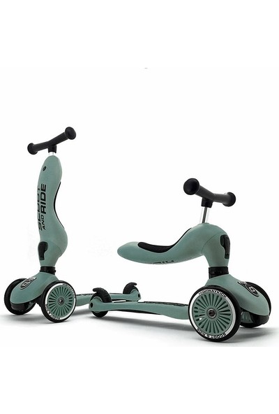 Scoot And Ride Highwaykick 1 Oturaklı Çocuk Scooter Yeşil 160629-96269 Scoot And Ride Highwaykick 1 Oturaklı Çocuk Scooter Yeşil 160629-96269