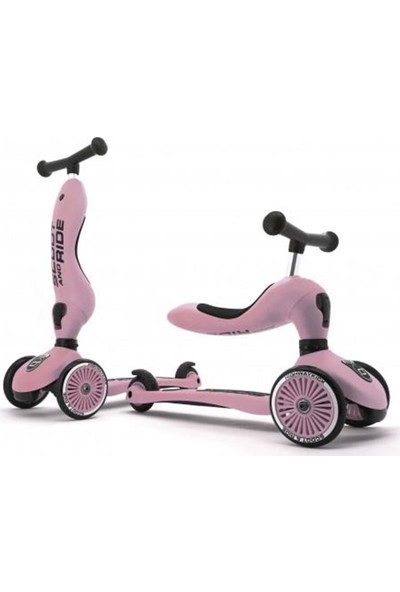 Scoot And Ride Highwaykick 1 Oturaklı Çocuk Scooter Pembe 160629-96270 Scoot And Ride Highwaykick 1 Oturaklı Çocuk Scooter Pembe 160629-96270