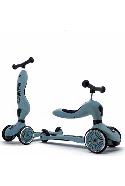 Scoot And Ride Highwaykick 1 Oturaklı Çocuk Scooter Petrol Mavisi 160629-96271 Scoot And Ride Highwaykick 1 Oturaklı Çocuk Scooter Petrol Mavisi 160629-96271