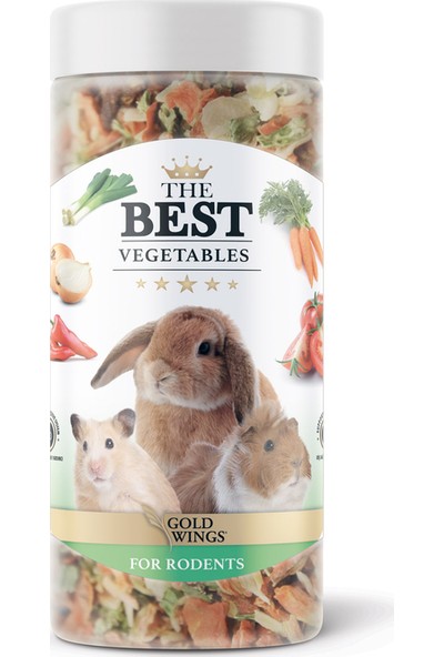 Gold Wings The Best Kemirgen Sebzeli Atıştırmalık 100 gr