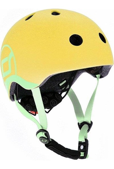 Scoot And Ride Helmet Bebek Kaskı Xxs-S Sarı 181206-96390
