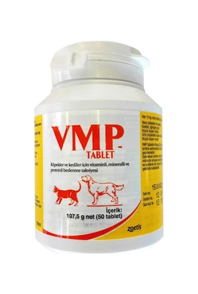 Zoetis Vmp Kedi ve Köpek Tüy Dökülme Önleyici Vitamin 50 Tablet Zoetis Vmp Kedi ve Köpek Tüy Dökülme Önleyici Vitamin 50 Tablet
