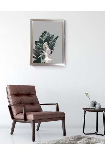 Lyn Home Tablo 33.5x43,5 Gümüş Tablo