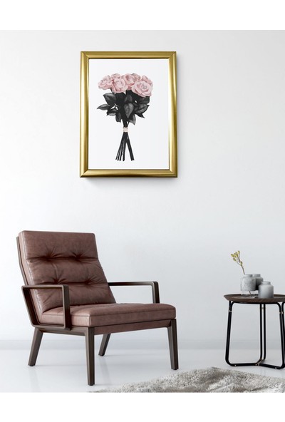 Lyn Home Tablo 33.5x43,5 Gold Tablo Lyn Home Tablo 33.5x43,5 Gold Tablo