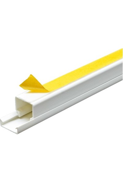 Mutlusan 16 x 16 mm Yapışkanlı Kablo Kanalı 6 m