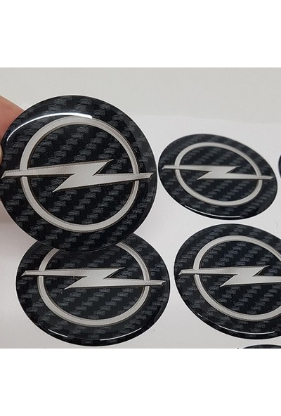 Yed Jant Göbeği Arma Opel 55mm 4'lü Set Plasto Damla Karbon Yed Jant Göbeği Arma Opel 55mm 4'lü Set Plasto Damla Karbon