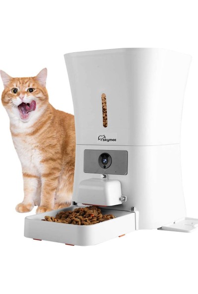 Skymee Petreat Aı Smart Automatic Pet Feeder Food Dispenser Skymee Petreat Aı Smart Automatic Pet Feeder Food Dispenser