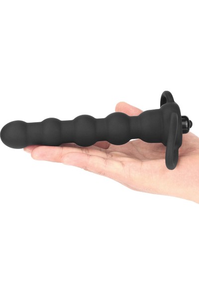 Lilitu Shop Çift Kavrama Halkalı Titreşimli 14 cm Anal Plug Vibratör Mastürbatör Lilitu Shop Çift Kavrama Halkalı Titreşimli 14 cm Anal Plug Vibratör Mastürbatör