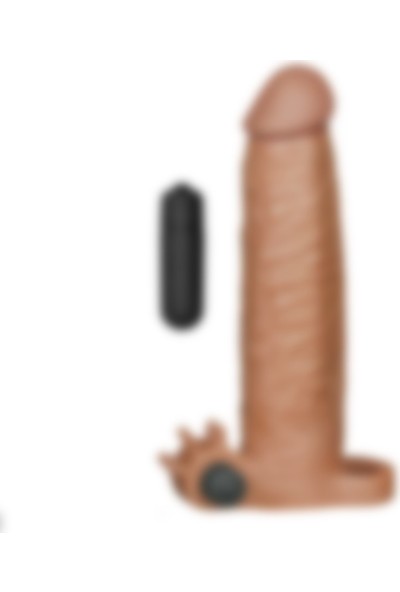 Lilitu Shop 5 cm Uzatmalı Realistik Titreşimli Penis Kılıfı Melez Xtender Lilitu Shop 5 cm Uzatmalı Realistik Titreşimli Penis Kılıfı Melez Xtender