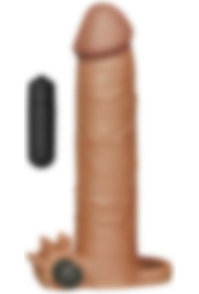 Lilitu Shop 6,5 cm Uzatmalı Realistik Titreşimli Penis Kılıfı Melez Xtender Lilitu Shop 6,5 cm Uzatmalı Realistik Titreşimli Penis Kılıfı Melez Xtender