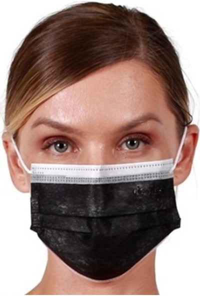 Dentac T-Mask Meltblown 3 Kat Cerrahi Maske Siyah 100 Adet Dentac T-Mask Meltblown 3 Kat Cerrahi Maske Siyah 100 Adet