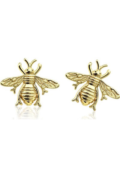 Lilarote Arı Tragus Altın Küpe