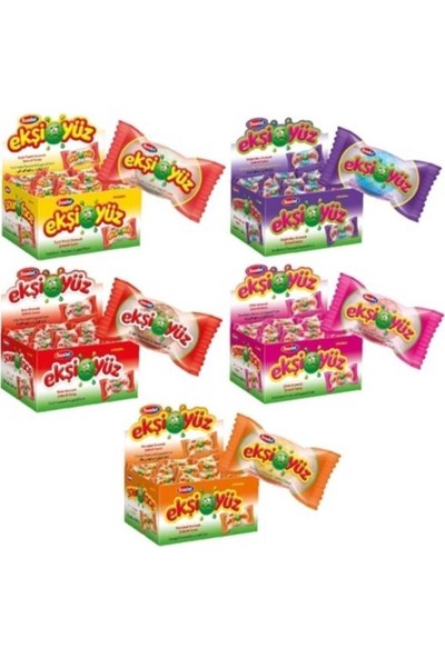 Saadet Ekşiyüz Sakız 5 Çeşit Kutu 500'lü 200 gr