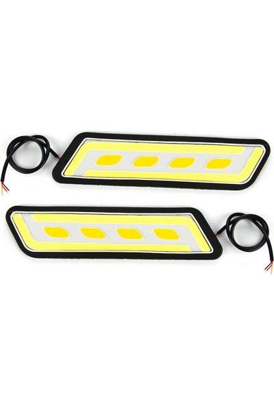 Gündüz Ledi Farı Cob Drl Su Geçirmez Beyaz Sarı Sinyali Md2 Gündüz Ledi Farı Cob Drl Su Geçirmez Beyaz Sarı Sinyali Md2