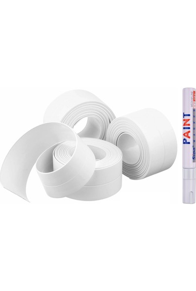 Transformacion 9 m Lavabo Küvet Sızdırmaz Izolasyon Bandı Derz Boyası Seti Transformacion 9 m Lavabo Küvet Sızdırmaz Izolasyon Bandı Derz Boyası Seti