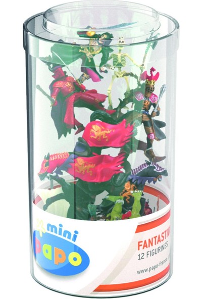 Papo 12 Parça Mini Fantazi Tüp Papo 12 Parça Mini Fantazi Tüp