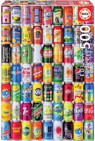 Educa 500 Soft Cans Puzzle Educa 500 Soft Cans Puzzle