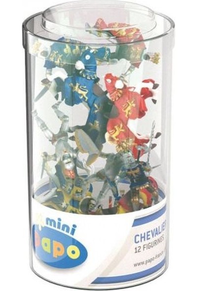 Papo 12 Parça Mini Şövalyeler Tüp Papo 12 Parça Mini Şövalyeler Tüp