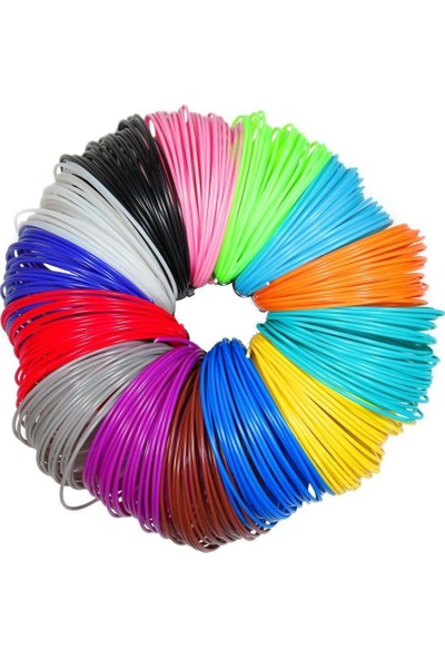 Duran Ticaret 3D Kalem 3D Yazıcı Uyumlu Filament 5 mt (20 Adet) Duran Ticaret 3D Kalem 3D Yazıcı Uyumlu Filament 5 mt (20 Adet)