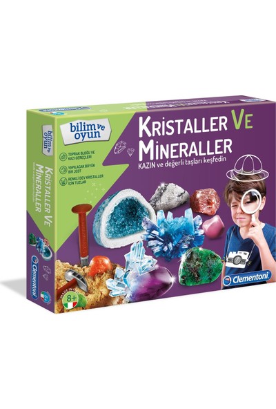 Clementoni Krıstaller ve Mıneraller Clementoni Krıstaller ve Mıneraller
