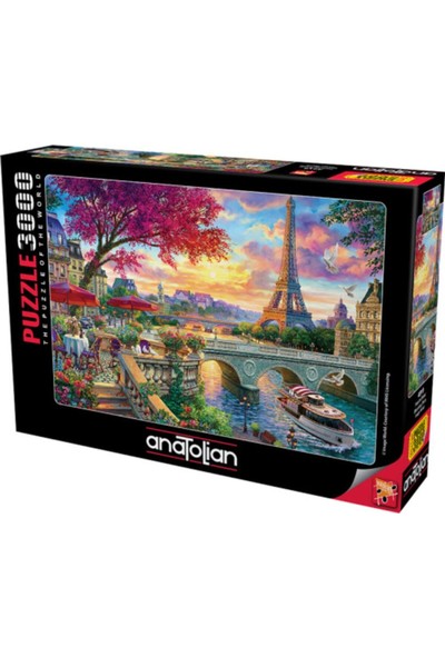 Anatolian Puzzle Pariste Bahar 3000 Parça Puzzle Anatolian Puzzle Pariste Bahar 3000 Parça Puzzle