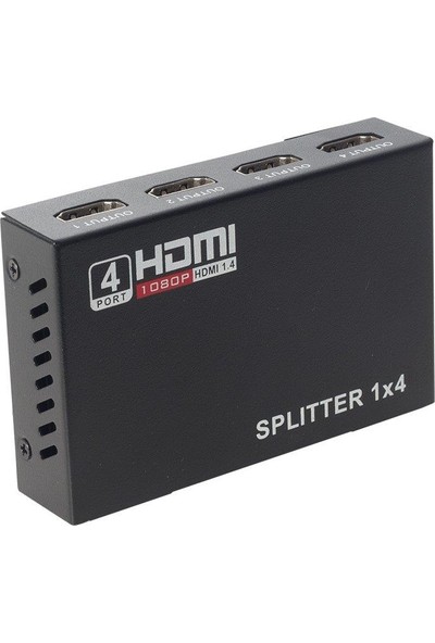 Powermaster 1x4 HDMI Splitter 4port 1080P