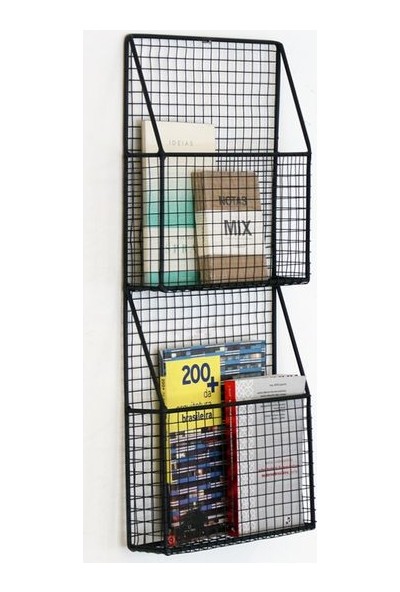 Go Dekor Iki Gözlü Duvar Dergilik ve Gazetelik Ünitesi