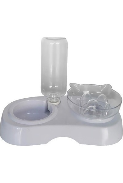 ANS Kedi ve Köpek Yavaş Besleme Su ve Mama Kabı 250-500 ml Beyaz ANS Kedi ve Köpek Yavaş Besleme Su ve Mama Kabı 250-500 ml Beyaz