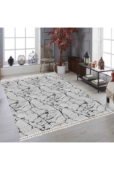 Atb Dekoratif Özel Tasarım Modern Yıkanabilir Ince Kaymaz Halı