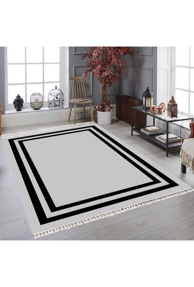 Atb Dekoratif Özel Tasarım Modern Yıkanabilir Ince Kaymaz Halı