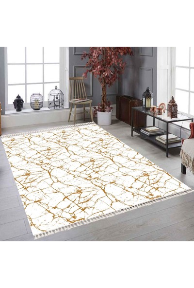 Atb Dekoratif Özel Tasarım Modern Yıkanabilir Ince Kaymaz Halı