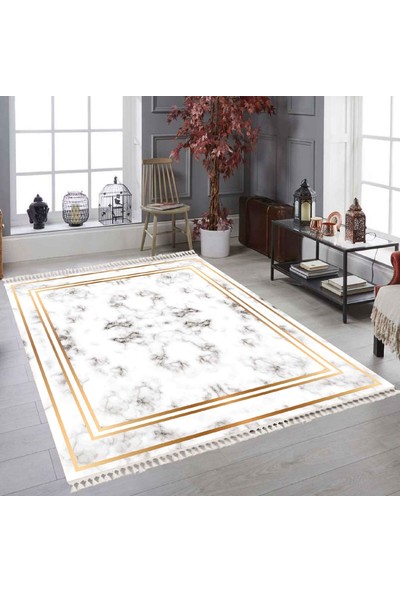 Atb Dekoratif Özel Tasarım Modern Yıkanabilir Ince Kaymaz Halı