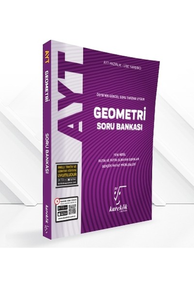 Karekök Yayınları AYT Geometri Yeni Nesil Soru Bankası