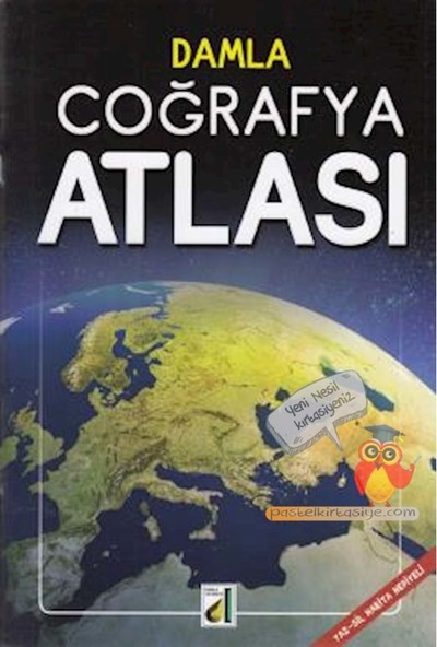 Damla Yayınevi Coğrafya Atlası Silinebilir Türkiye ve Dünya Haritası Damla Yayınevi Coğrafya Atlası Silinebilir Türkiye ve Dünya Haritası