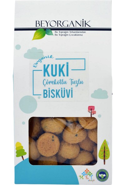Beyorganik Kuki Çörekotlu Tuzlu - 120gr