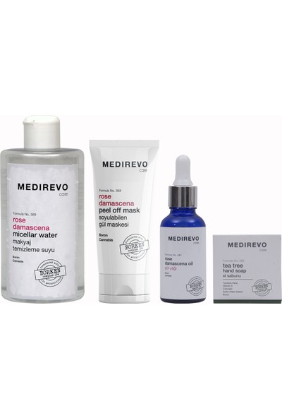 Medirevo Gül Serisi 4 Lü Set