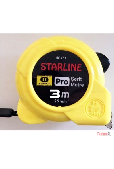 Starline 3 m Şerit Metre Ekonomik