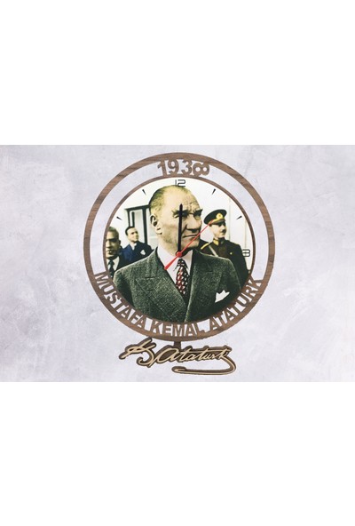 Tude Sallanan Atatürk Duvar Saati Tude Sallanan Atatürk Duvar Saati