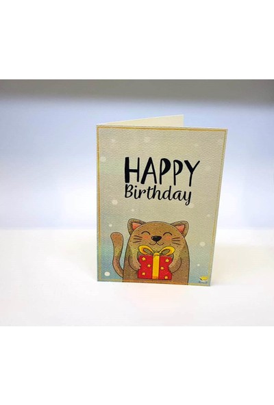 Özgür Happy Birthday Tasarım Tebrik Kartı 12 x 17 cm Özgür Happy Birthday Tasarım Tebrik Kartı 12 x 17 cm