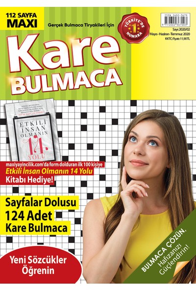 Maxi Kare Bulmaca Sayı : 2020 /2 Maxi Kare Bulmaca Sayı : 2020 /2