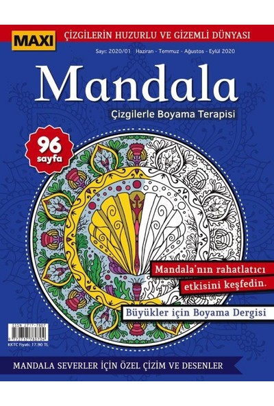 Maxi Mandala Desenlerle Boyama Terapisi 2020/01 Maxi Mandala Desenlerle Boyama Terapisi 2020/01